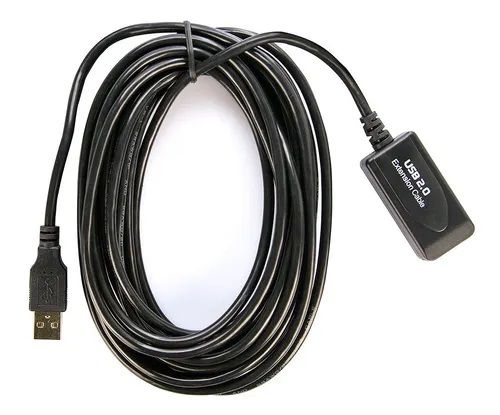 EXTENSOR AMPLIFICADA USB 2.0 15MTS - RS Robótica