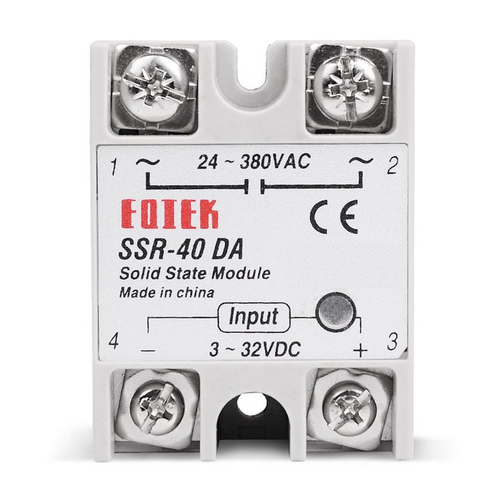 RELE DE ESTADO SOLIDO SSR-40DA 40A 250V 3-32V - RS Robótica