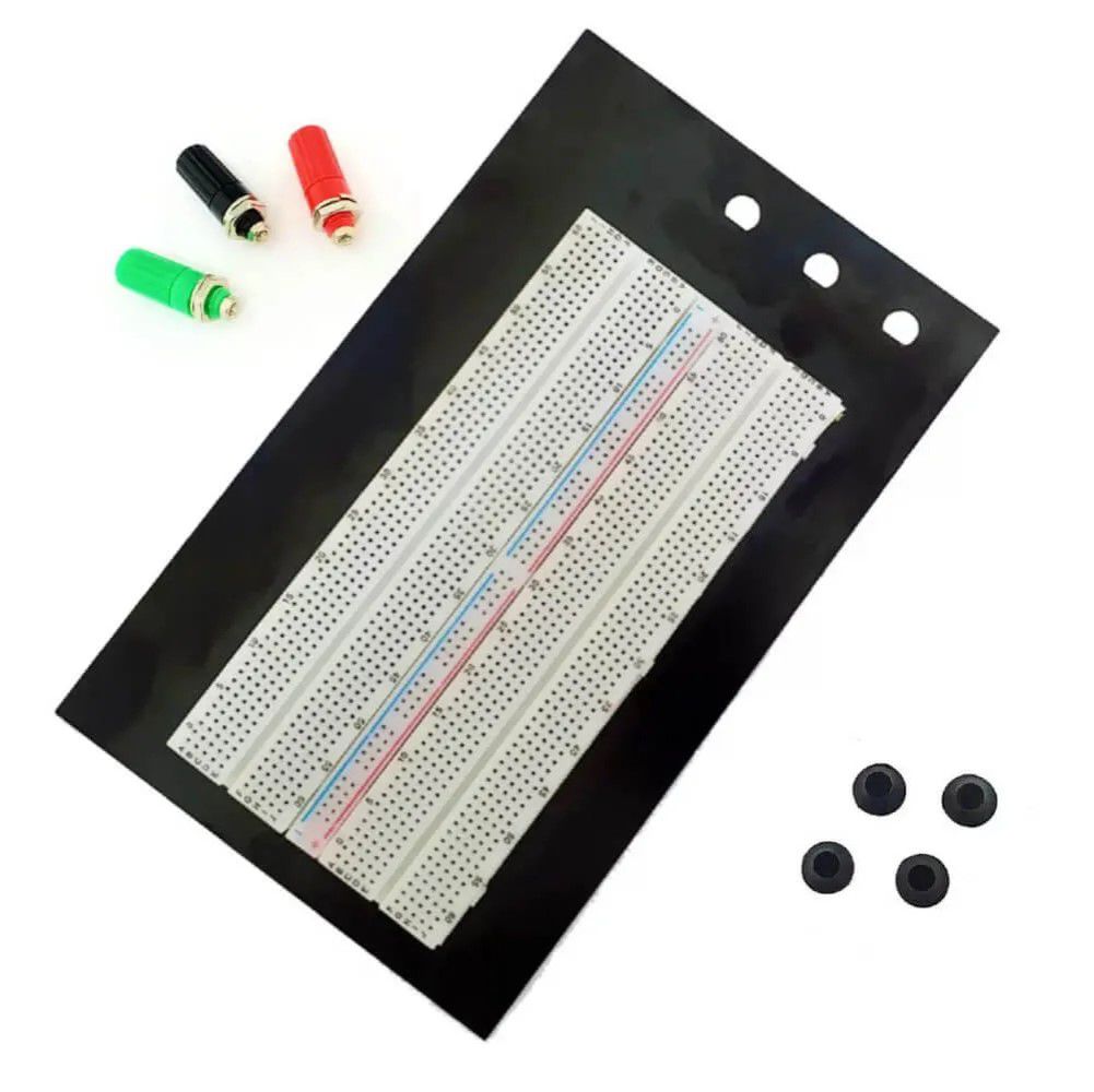 PROTOBOARD 1260 PONTOS COM BASE METALICA - RS Robótica