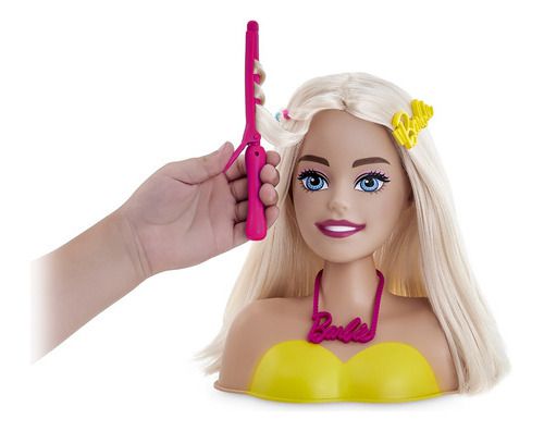 Barbie Busto Maquiagem Baby Liss Loira C/ Acessorios Pupee - ZOOM ...