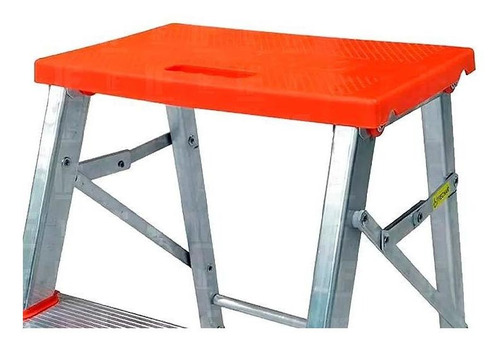 Banco Escada Banqueta Em Alumínio Dobrável 43cm 2 Degraus Co - ZOOM ...