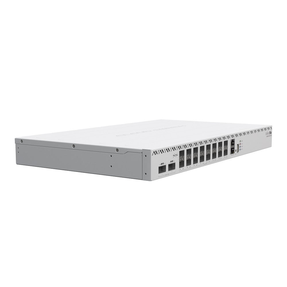 SWITCH MIKROTIK 16 portas 25G CRS518-16XS-2XQ-RM + 2 portas QSFP 100GB - Aztech Hardware