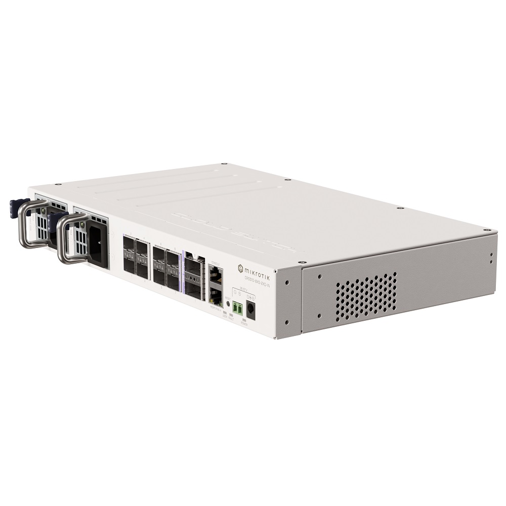 SWITCH MIKROTIK CRS510-8XS-2XQ-IN 8 portas SFP28 de 25G + 2 portas ...