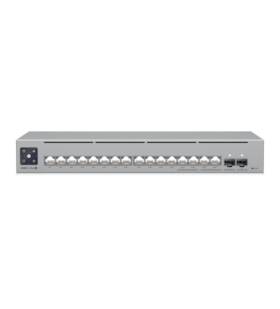USW-PRO-MAX-16-POE(180W)UNIFI SWITCH 2 10G 12GB POE+ - Ubiquiti ...