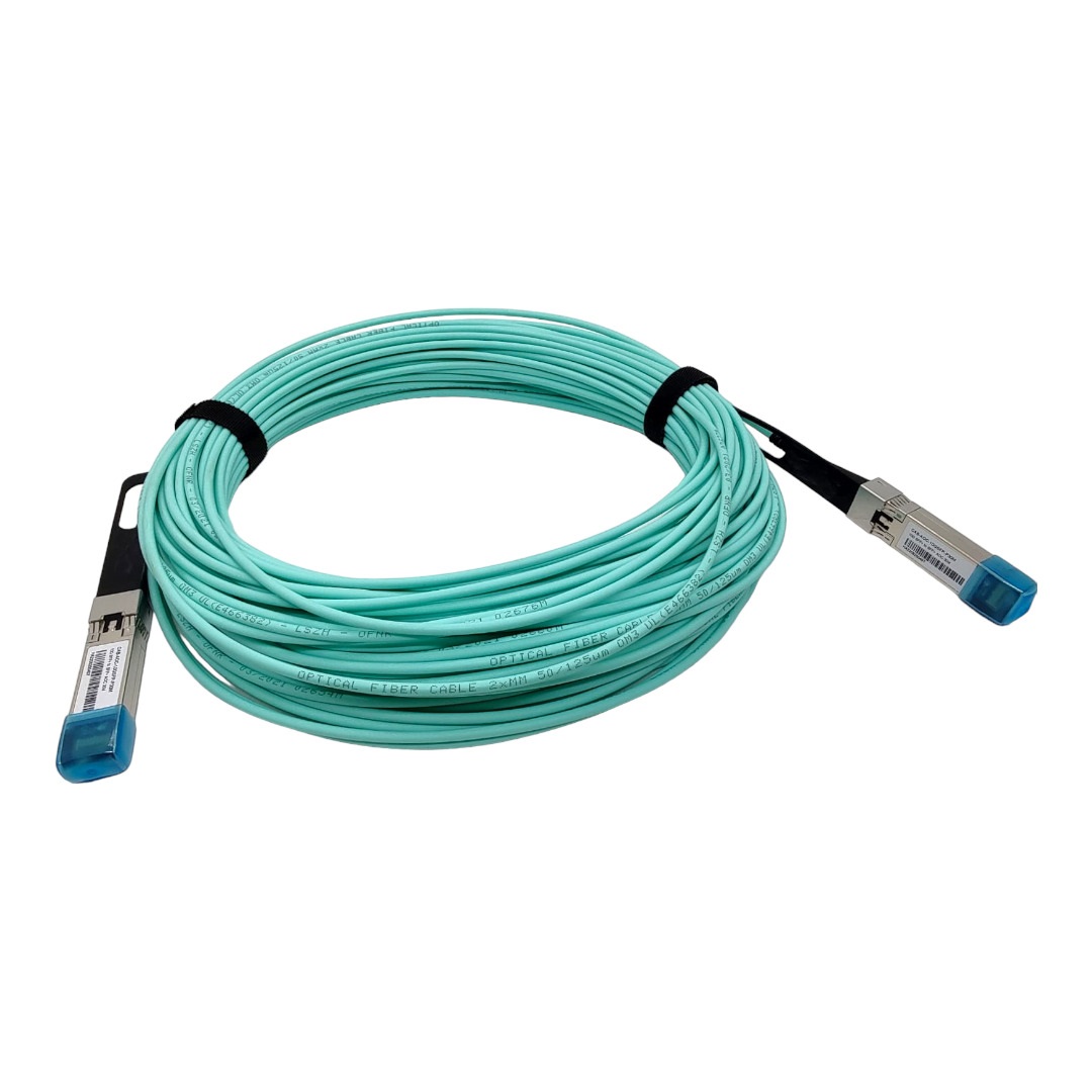 CABO ÓPTICO ATIVO 30M SFP+ 10G CABO-AOC-10GSFP-P30M - Aztech Hardware