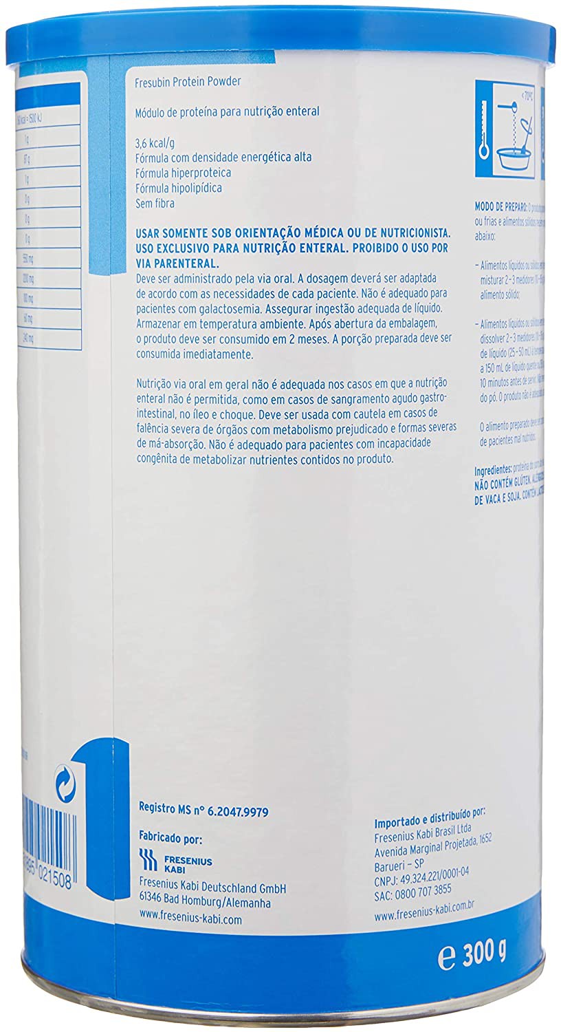 Fresubin Protein Powder - 300g - Fresenius - Via Saúde agora é TNUT