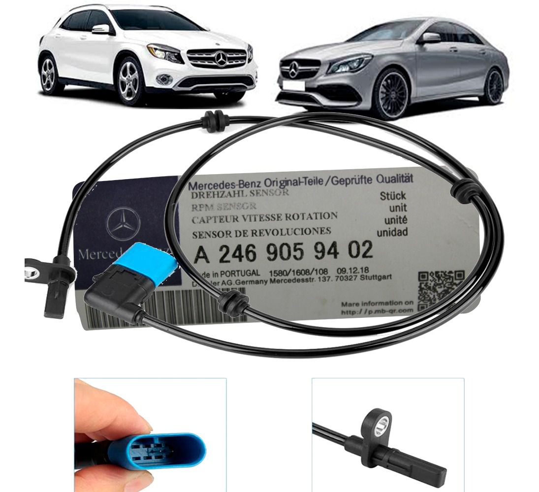 sensor abs mercedes benz Cla200 Gla250 A200 B200 - LUCCAUTO