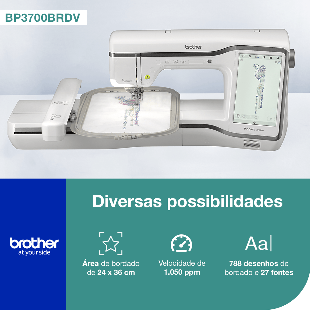 Máquina de Bordado Brother Bp3700 - Máquinas de Bordar e Máquinas de ...