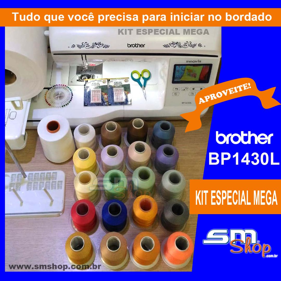 Máquina de Bordado Brother BP1430 com 20 linhas de Bordar - Máquinas de ...