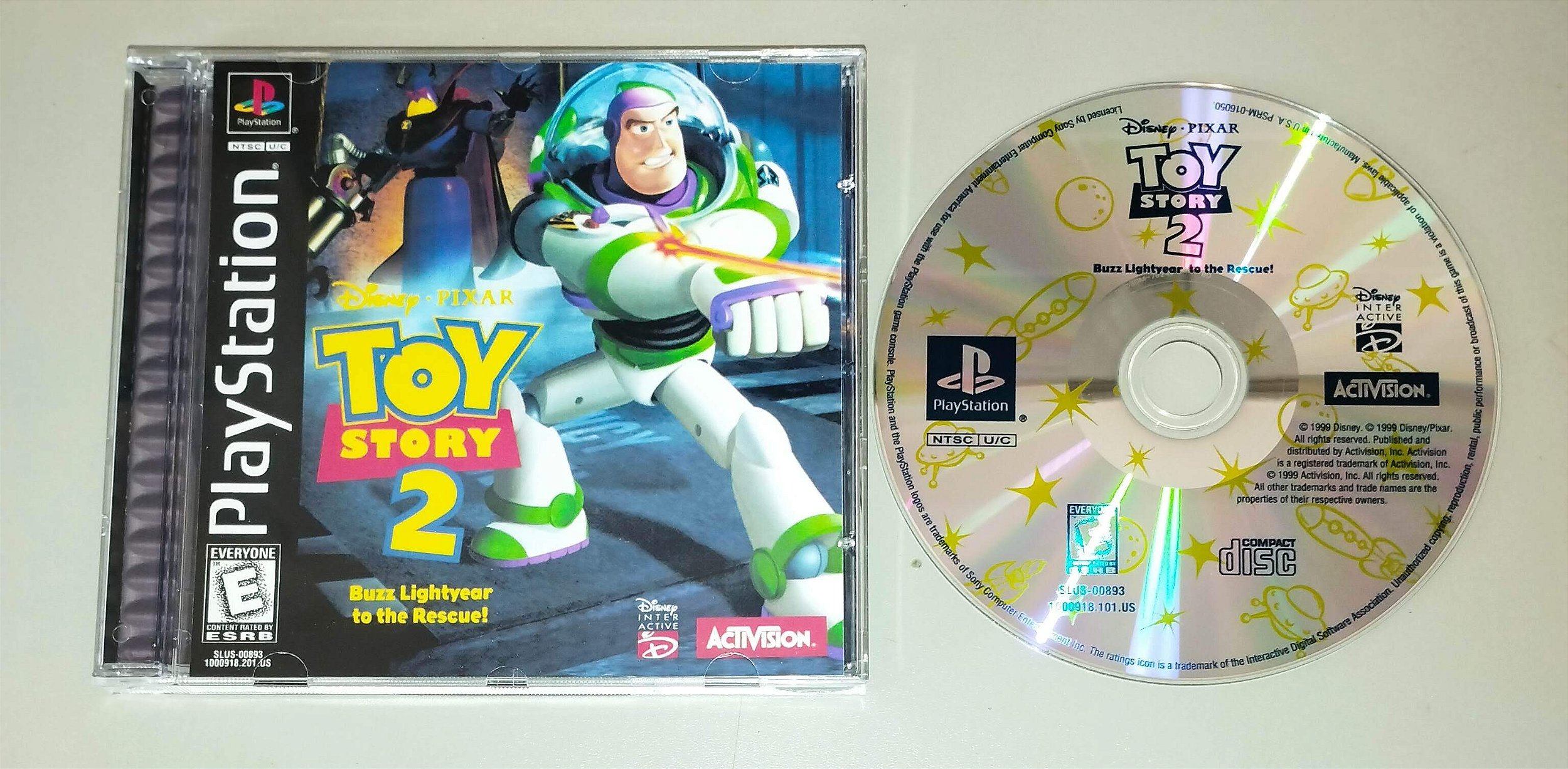 Ps1 Toy Story 2 Buzz Lightyear to the Rescue MIDIA PRETA USE GAMES Loja especializada em retro games