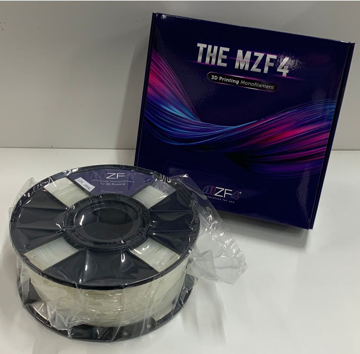 Filamento PA6 1,75 1 kg Natural (Nylon) (MZF4) - 3DX Filamentos