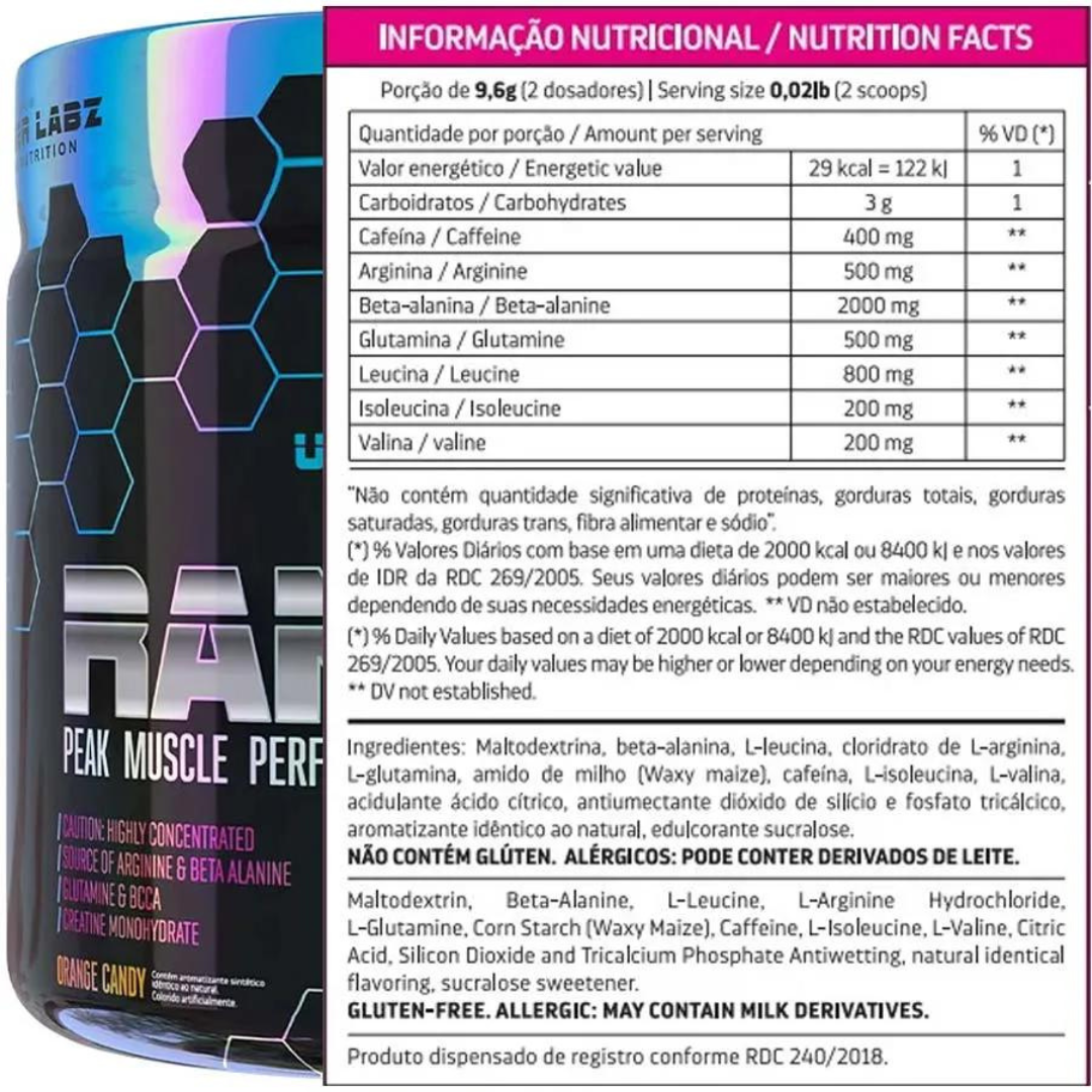 UNDER RAMPAGE 300G - Lifecenter suplementos