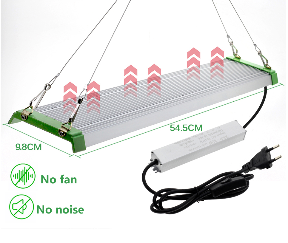 QBar Quantum Bar 85w FASE VEG/FLO - Samsung LM281B cor 4000K ...