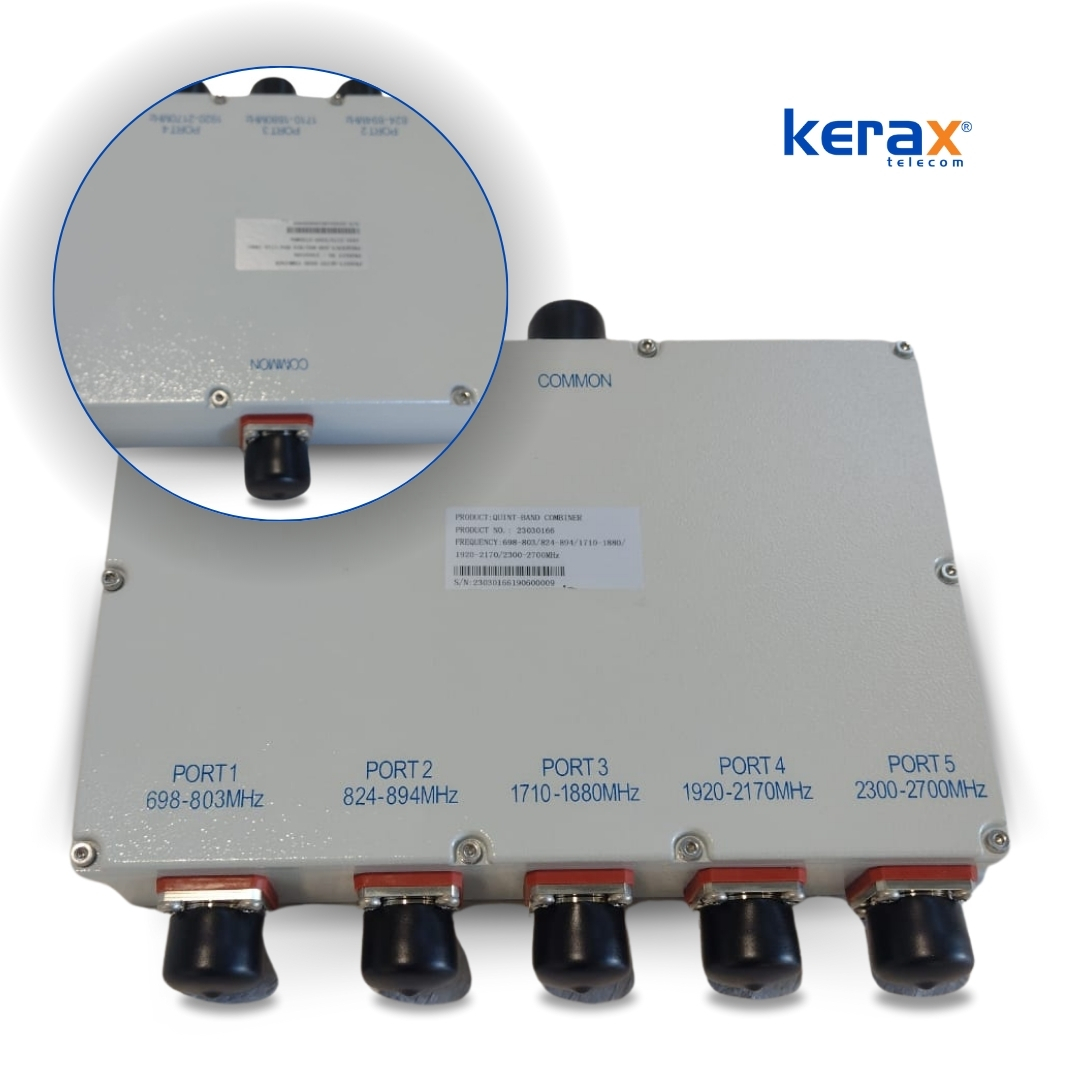 Maximize Eficiência: Combinador Pentaplexer 698-803 / 2300-2700 - Kerax ...