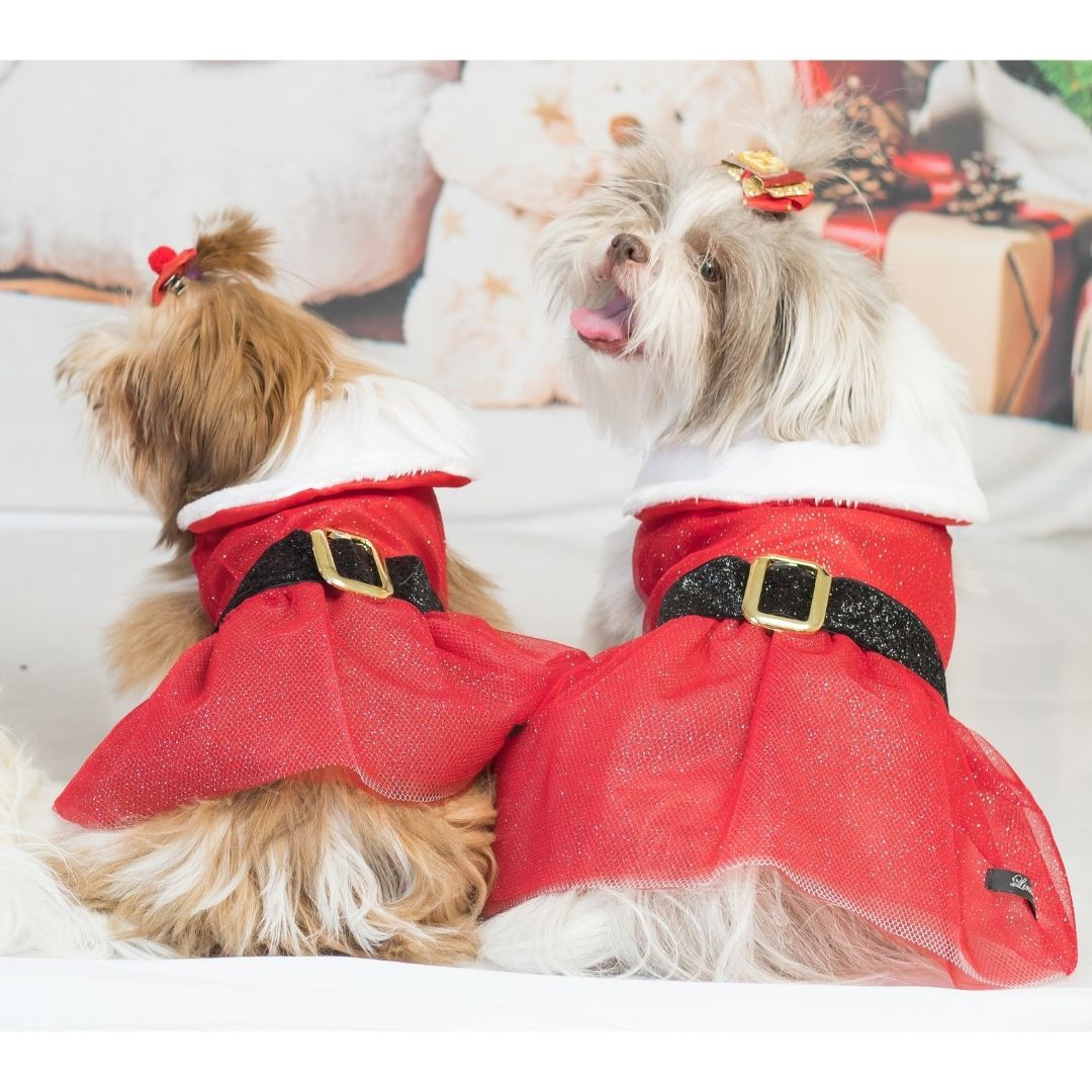 Vestido de Natal para Cachorro - Fashion | Lindog's Moda - Roupa para ...