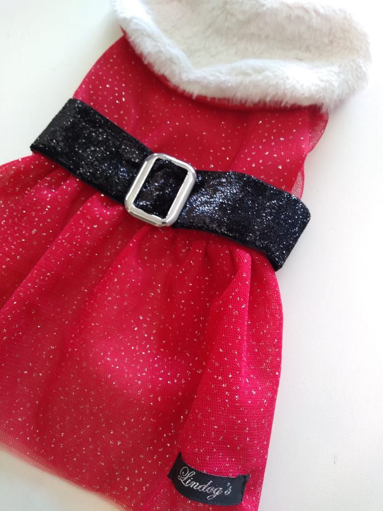 Vestido de Natal para Cachorro - Fashion | Lindog's Moda - Roupa para ...