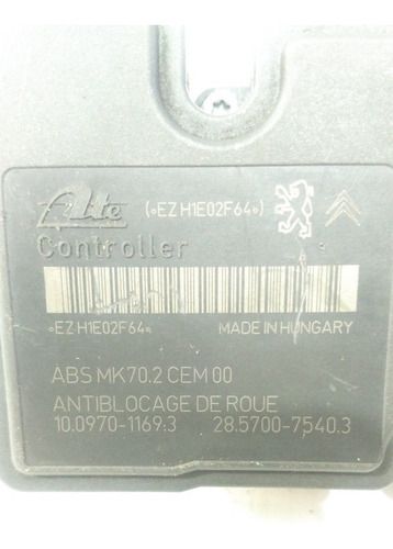 Módulo De Abs Peugeot 206 Manual Mk70.2cem00 - topcarautopecas