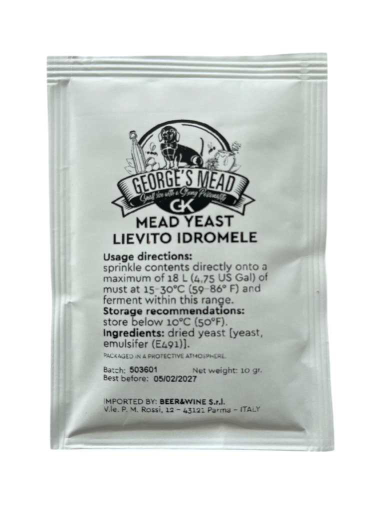 Fermento / Levedura George's Mead (Hidromel) - Bil Bil Beer Brewshop