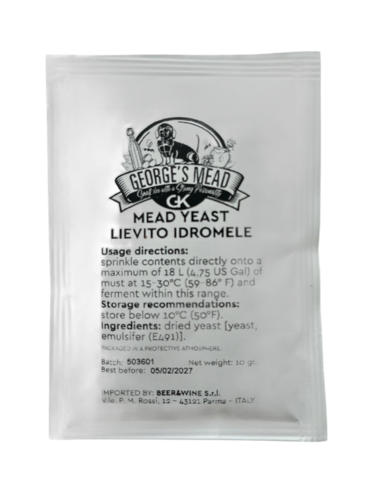 Fermento / Levedura George's Mead (Hidromel) - Bil Bil Beer Brewshop