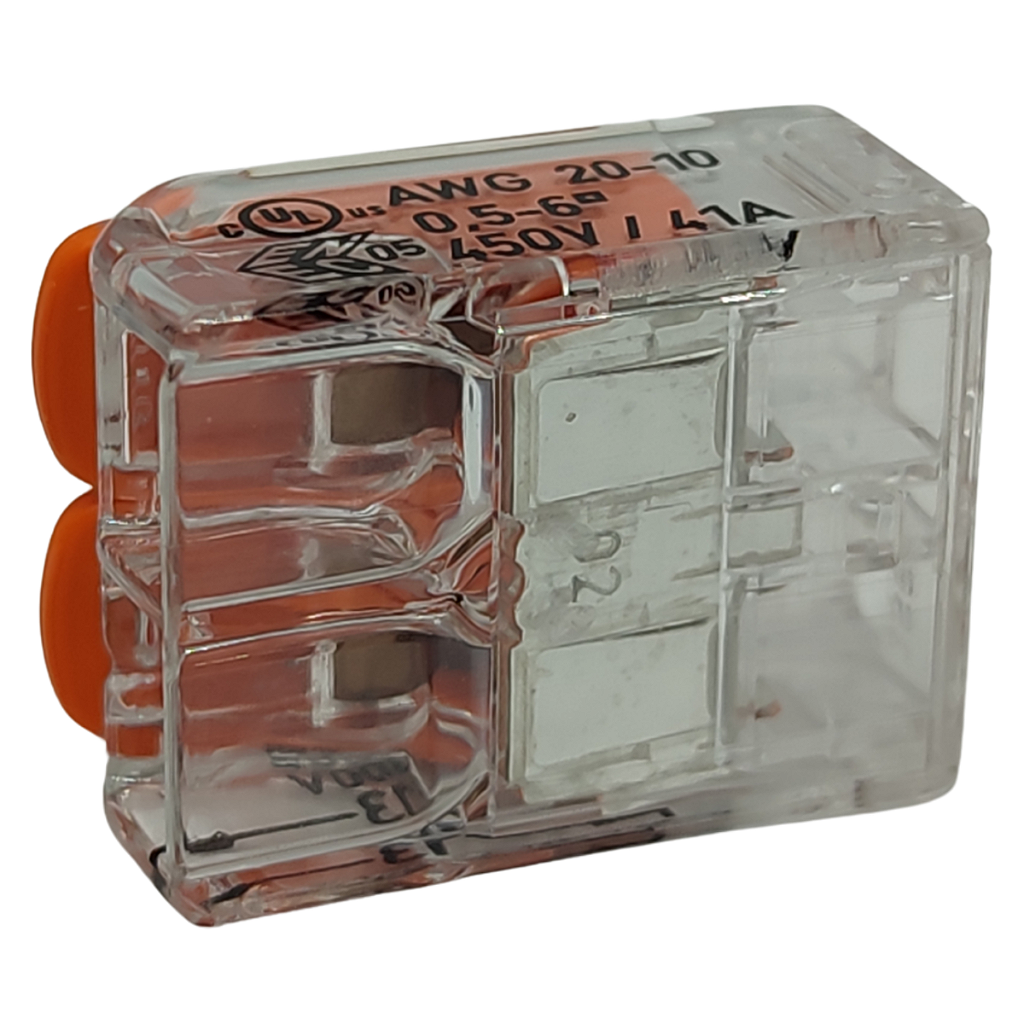221-612 Conector de Alavanca Emenda 2 Vias 6mm Wago - Elétrica Ecotech ...