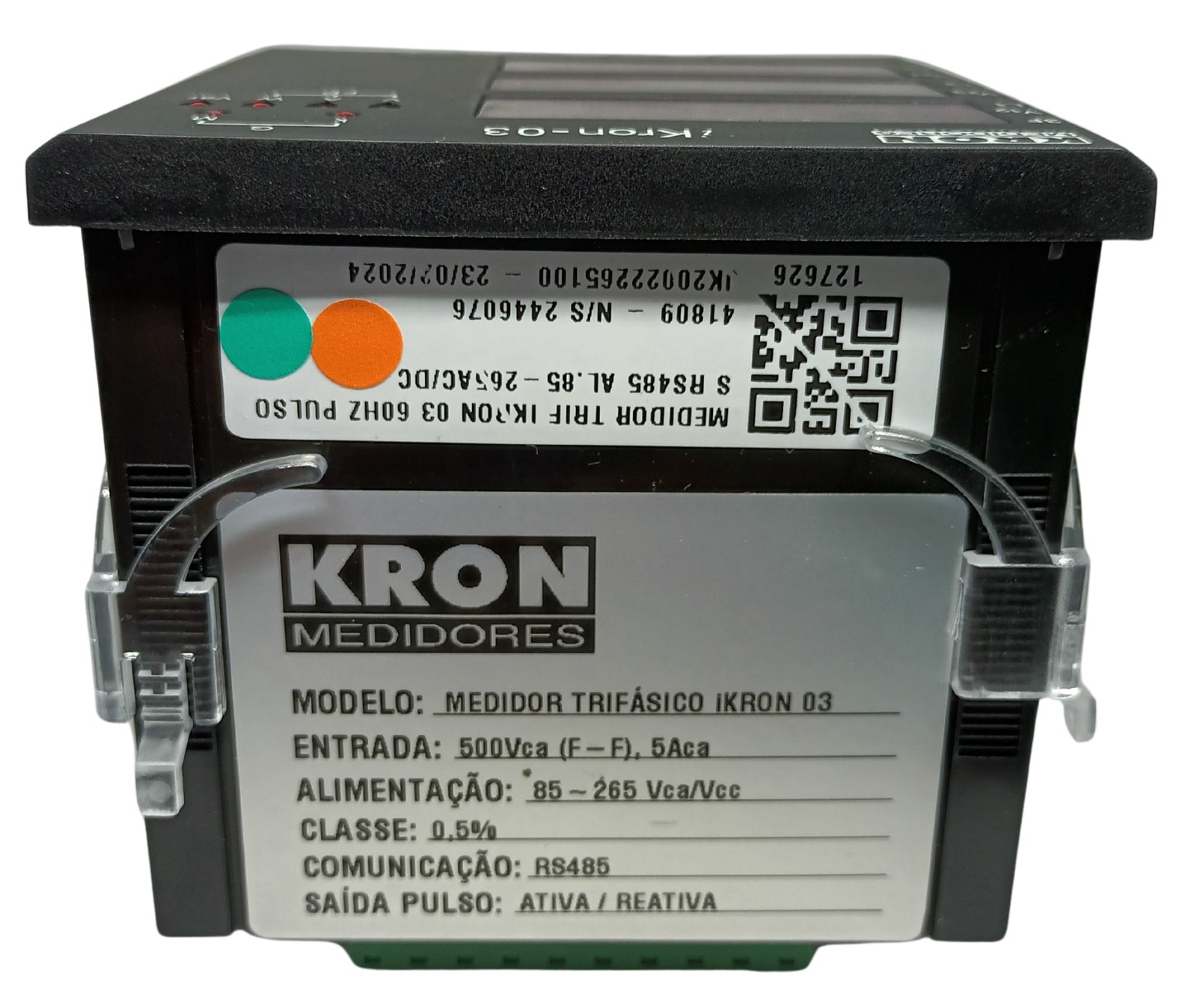 IKRON 03 Multimedidor sem Memoria de Massa 96x96mm Display Led Kron Me ...