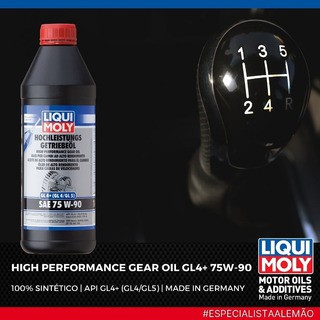 LIQUI MOLY High Performance Gear Oil 75W90 1 lt GL4+ GL5 VW G50 - Fast ...