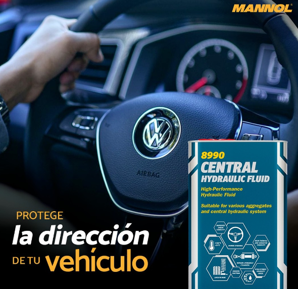 MANNOL CHF 8990 Central Hydraulic Fluid 1 Lt - Fluído Hidráulico Sint ...