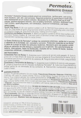 Permatex Dielectric Grease 85g - Graxa Dielétrica Especifiação OEM ...
