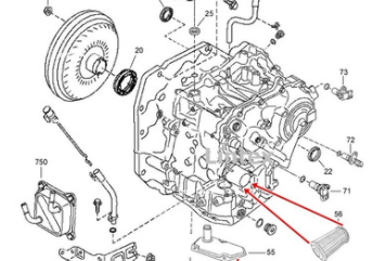 Filtro de Transmissão Automática Externo JF015E JF016E RF011A CVT ...