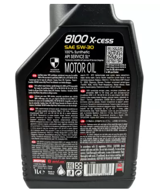 Lubrificante para Motores MOTUL 8100 X-Cess 5W30 1 Lt - Aprovações BMW ...