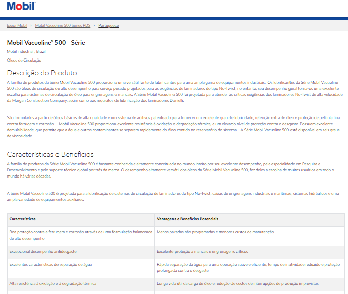 Óleo para Engrenagens Mobil Vacuoline 528 ISO-VG 150 Balde 20 Lts ...