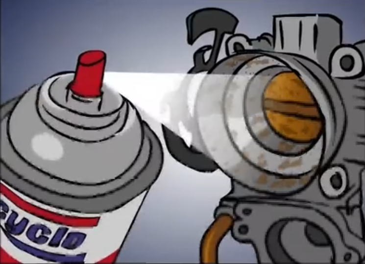 Cyclo CARB CLEAN PROFESSIONAL 530 ml Limpa Carburador Descarbonizante ...