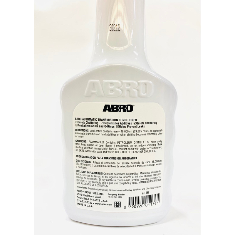 ABRO AC-999 AUTOMATIC TRANSMISSION Suplemento para Transmissão Autom ...