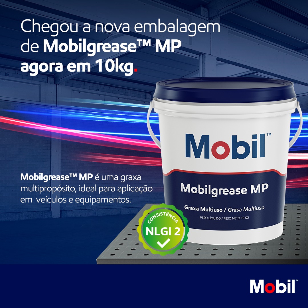 Mobil Graxa Mobilgrease MP 10 Kg (Hidroxiestearato de lítio NLGI 2 ...