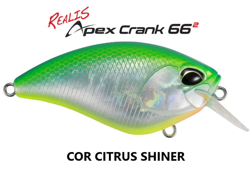 ISCA DUO REALIS APEX CRANK 66 SQUARED - PPJ Pesca - Tudo Para Sua Pesca