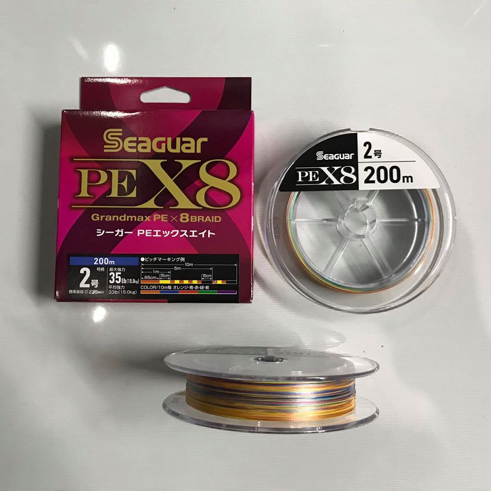LINHA SEAGUAR PE X8 GRANDMAX 200 METROS - PPJ Pesca - Tudo Para Sua Pesca