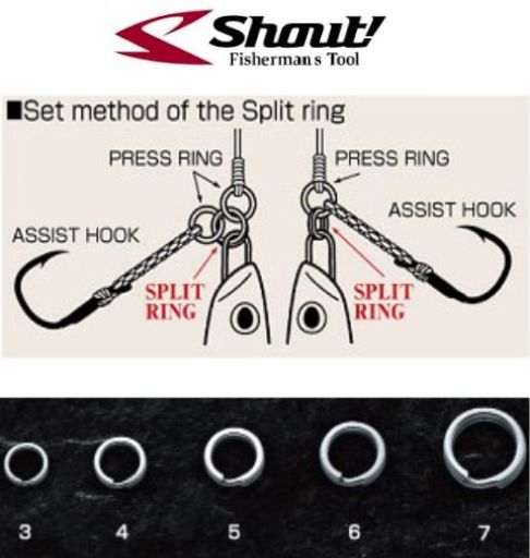 SPLIT RING SHOUT 75SR - PPJ Pesca - Tudo Para Sua Pesca
