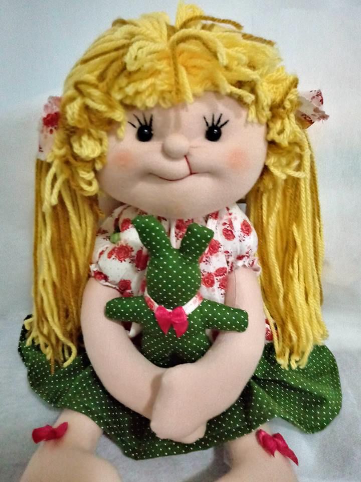 Boneco de Pano com Lábio Leporino - Ateliê Marilita Família Terapêutica
