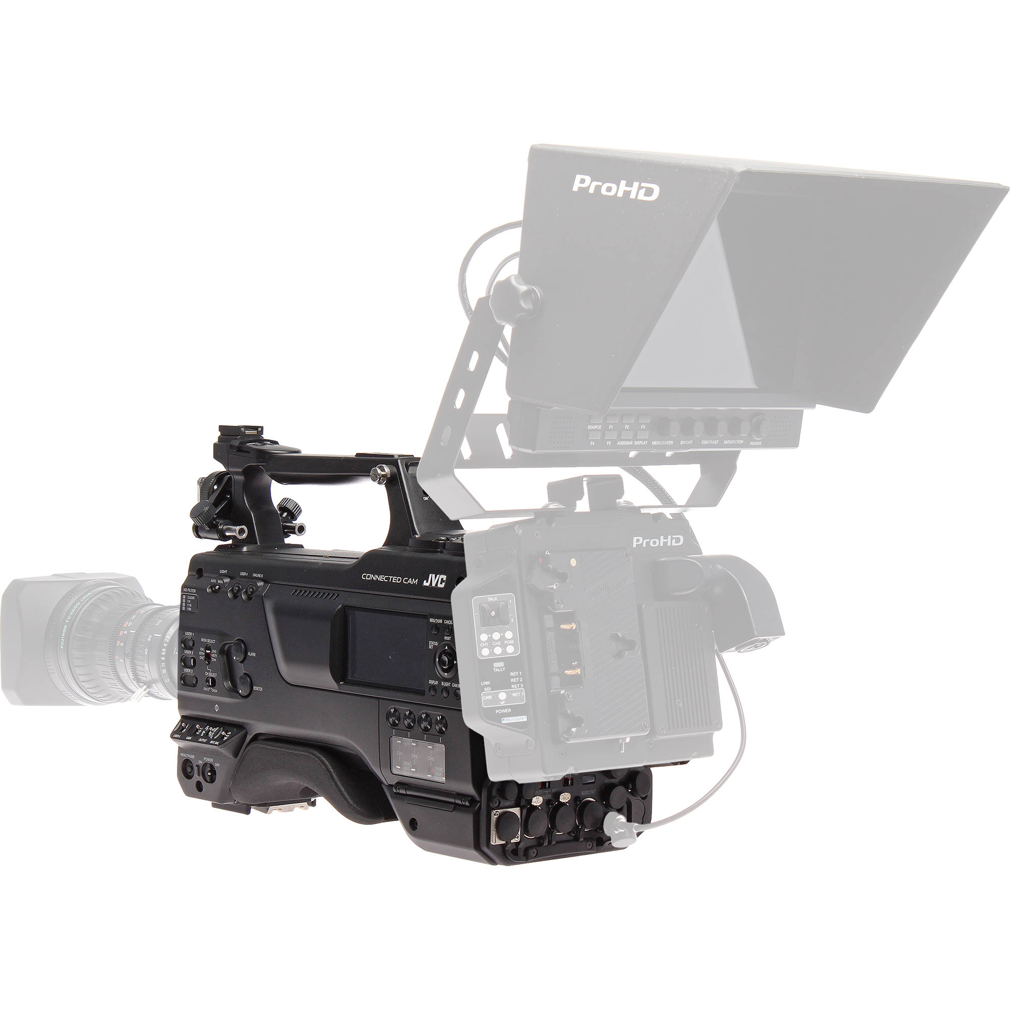 JVC GY-HC900STU 2/3" HD Connected Cam Studio Camcorder - Broadmedia