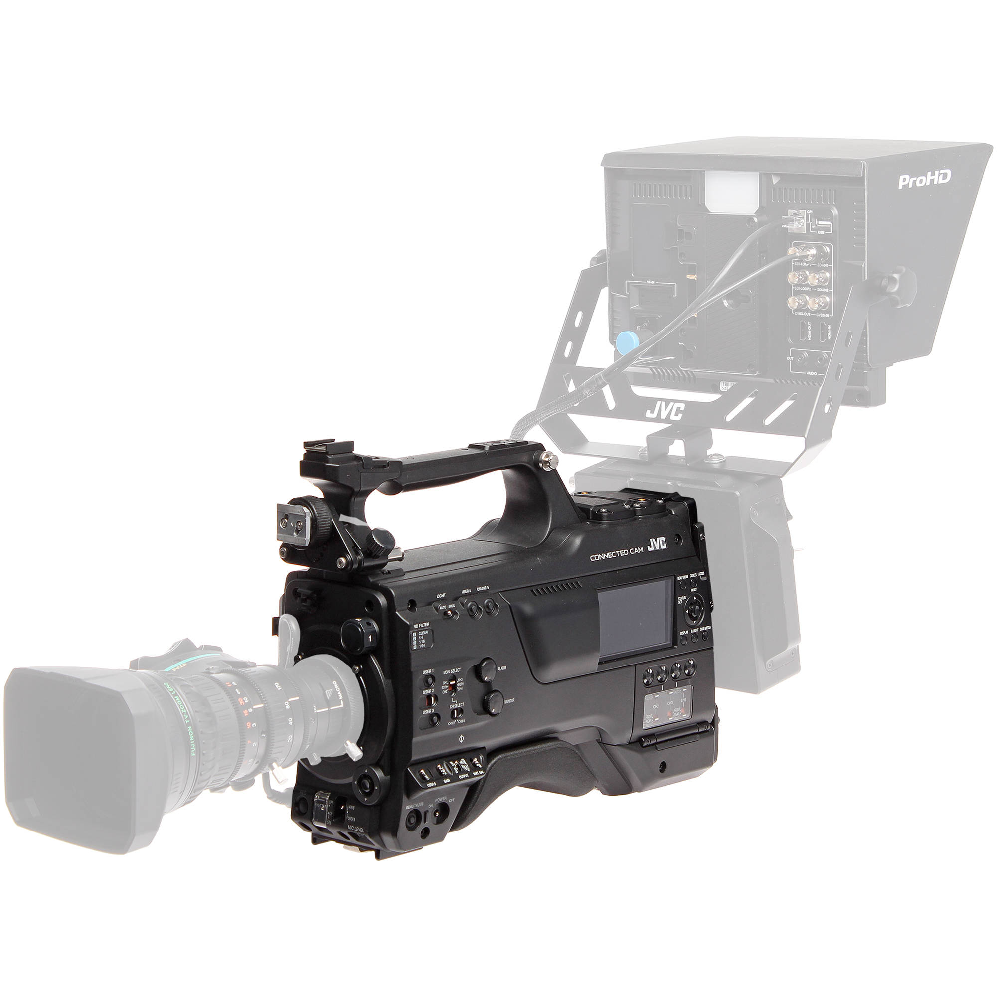 JVC GY-HC900STU 2/3" HD Connected Cam Studio Camcorder - Broadmedia