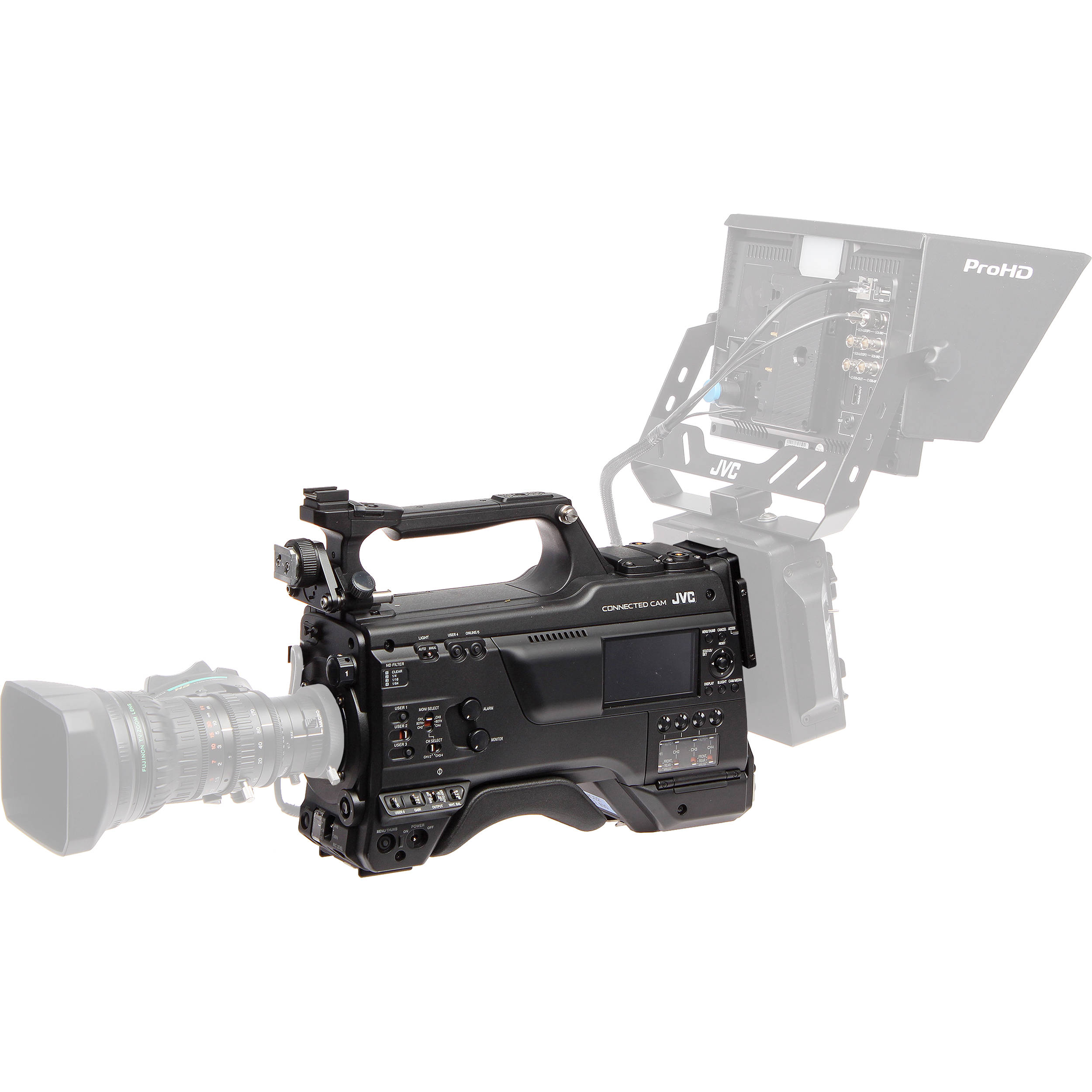 JVC GY-HC900STU 2/3" HD Connected Cam Studio Camcorder - Broadmedia