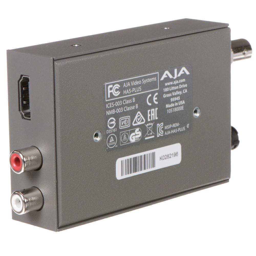 AJA HA5-Plus HDMI para 3G-SDI Mini Conversor - Broadmedia