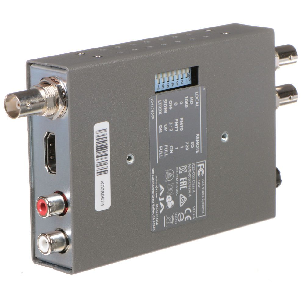 Conversor AJA UDC Up / Down / Cross - Broadmedia