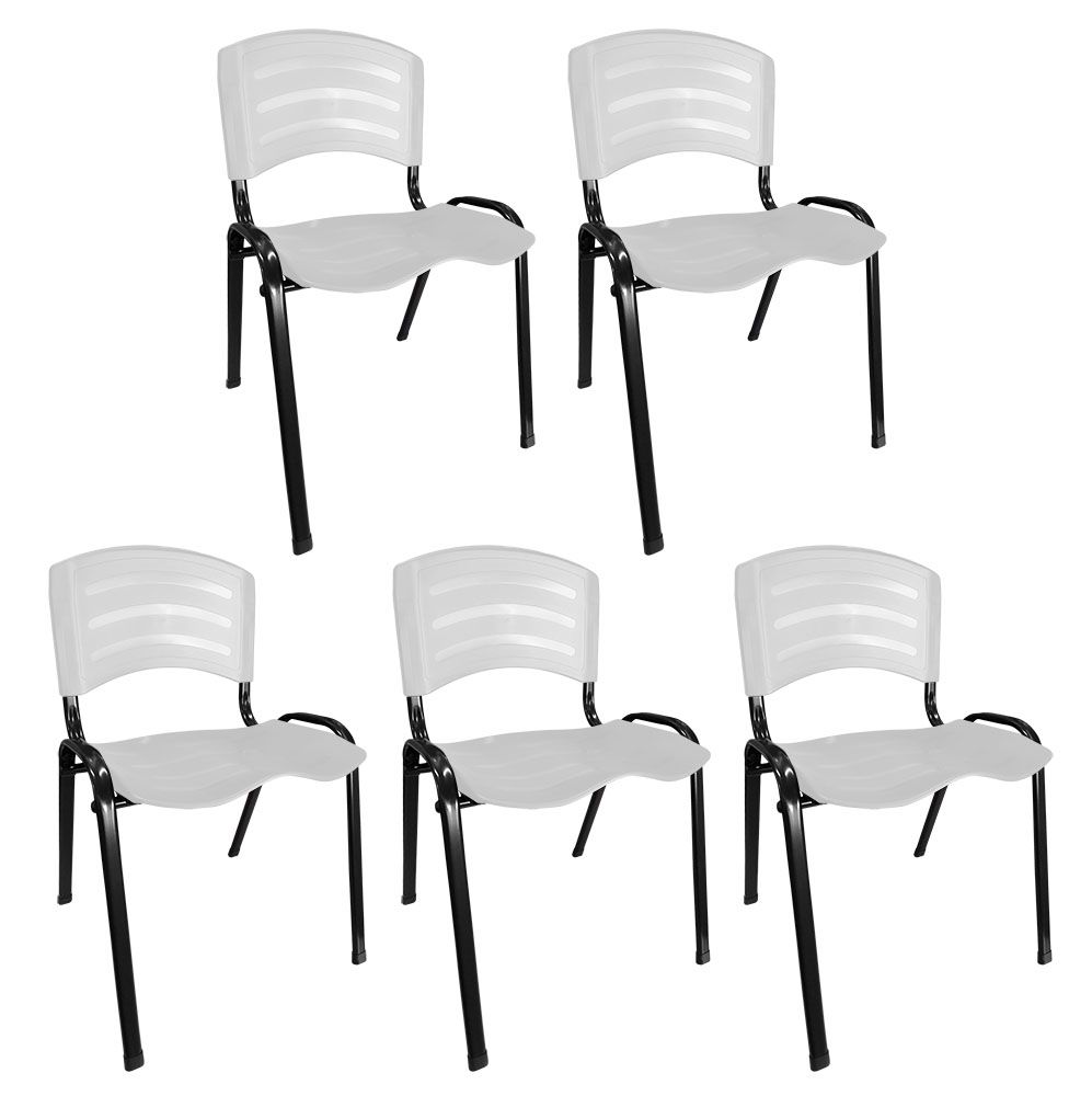 kit cadeira iso empilhavel kits cadeiras plastica para escritorio sala ...