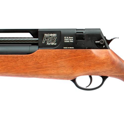 Carabina De Pressão Pcp R8 Wood Cal 5 5mm 8 Tiros Rossi