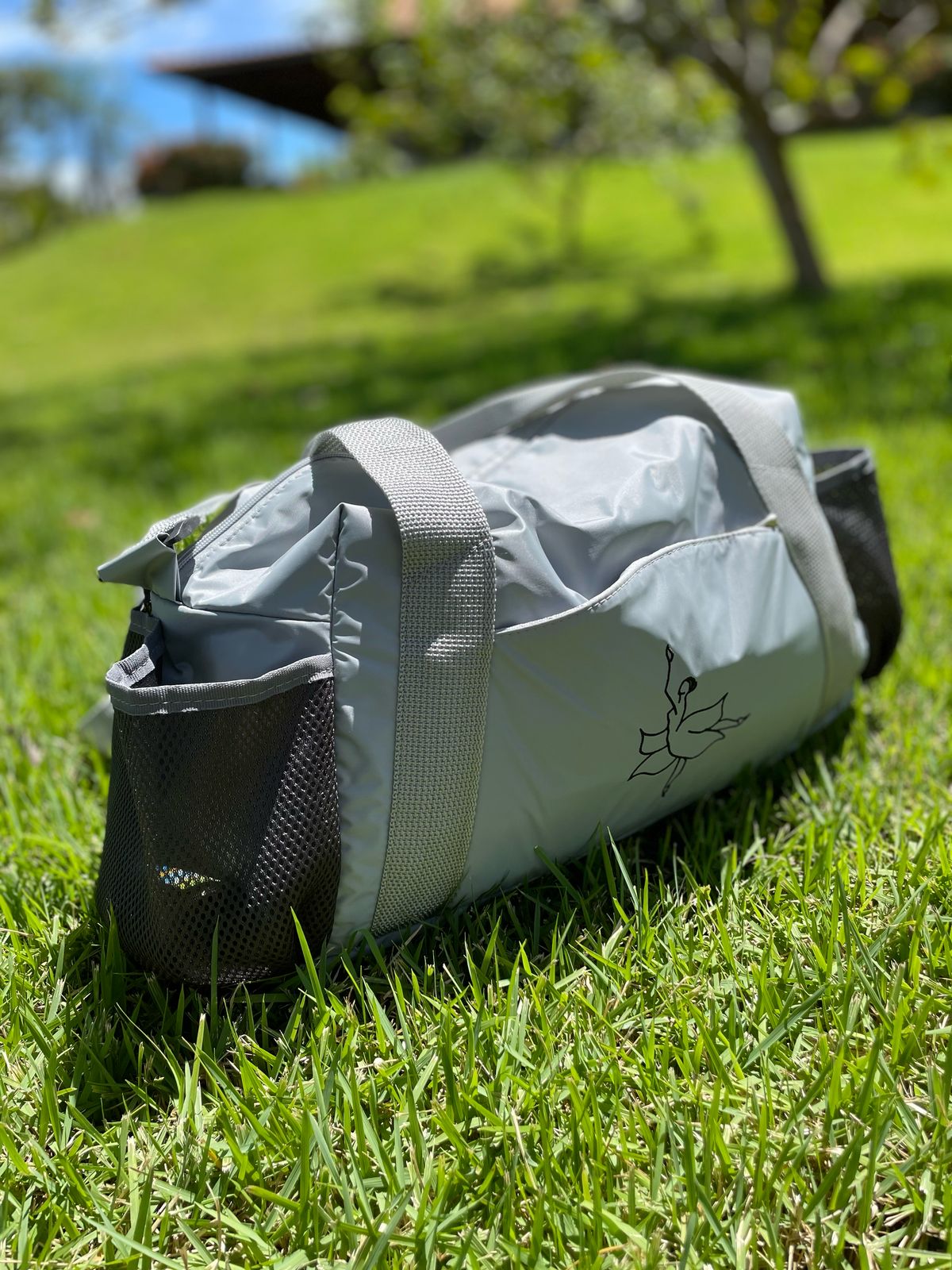 Bolsa Cross Bailarina - Cinza - Roupas para dança, dancewear