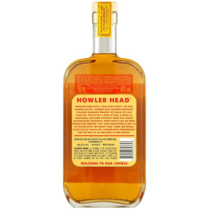 Howler Head Whiskey e Banana - Sabor Ousado | Fábrica de Bebidas ...