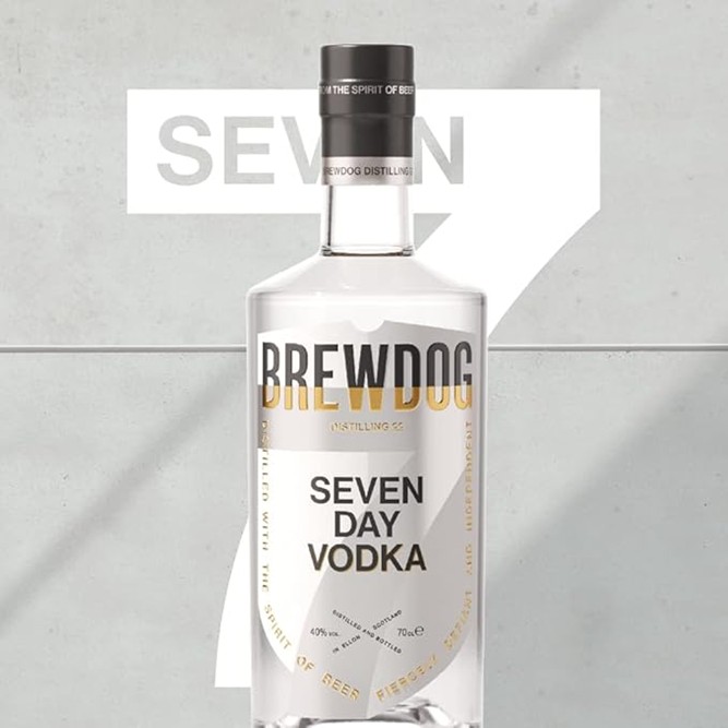 Vodka Brewdog Seven Day Original 700ml | Ultra Premium Escocesa ...