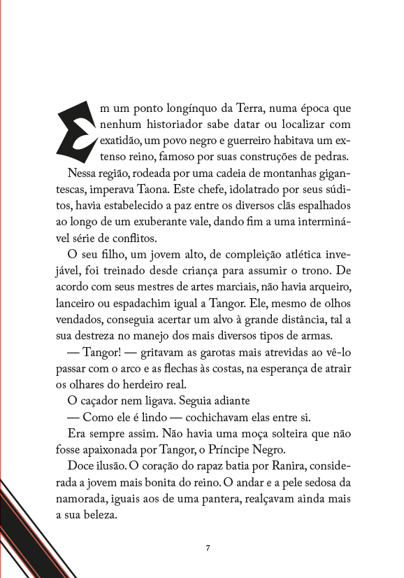 O príncipe negro e a Flor de Fogo - Loja Virtual Edelbra Editora