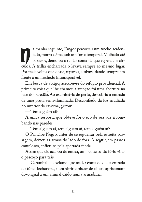 O príncipe negro e a Flor de Fogo - Loja Virtual Edelbra Editora